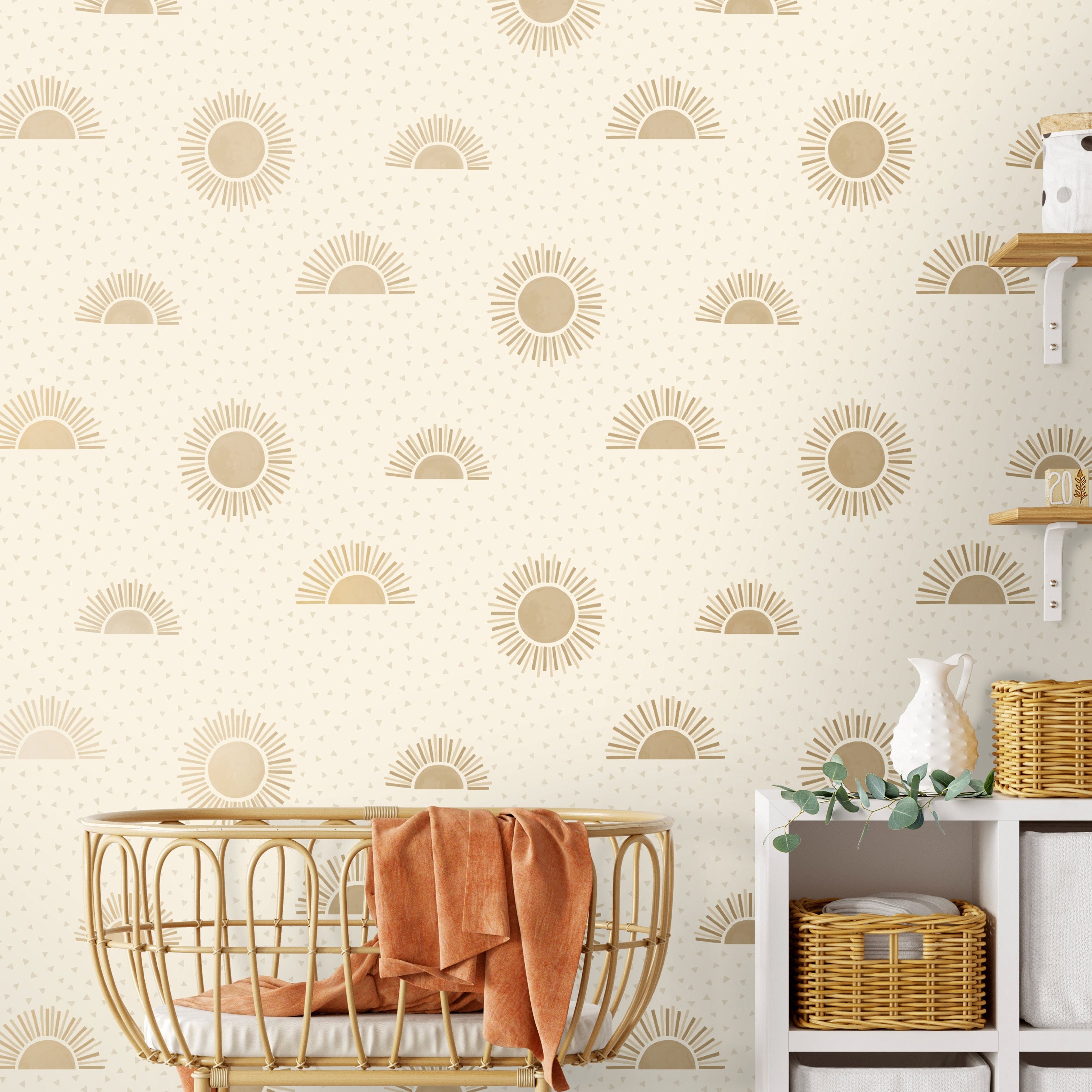 Dream Catcher 13322 Sunbeam Beige and Gold – Sasi Wallpaper