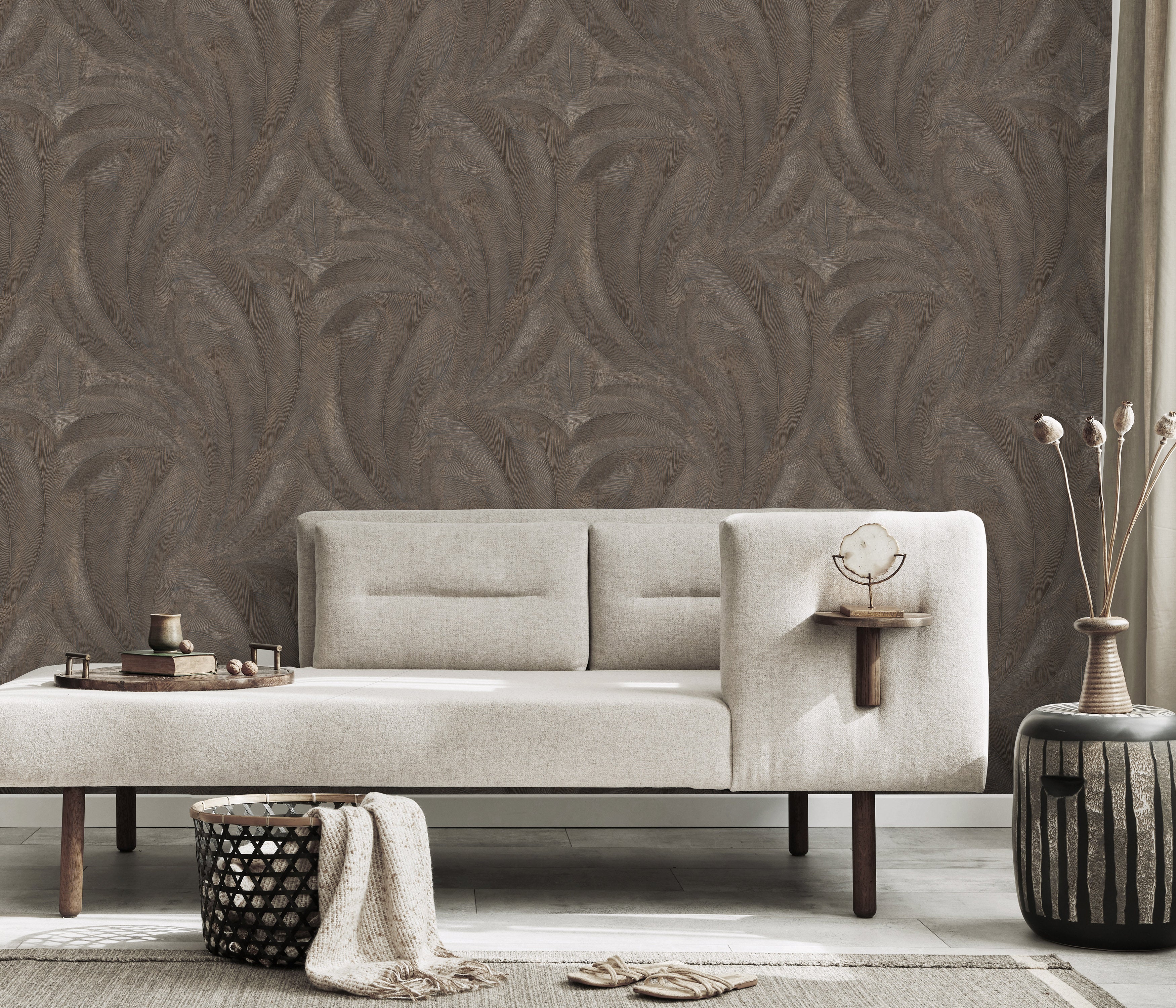 10476-47 Elysium Folium Luxury Leaves – Sasi Wallpaper
