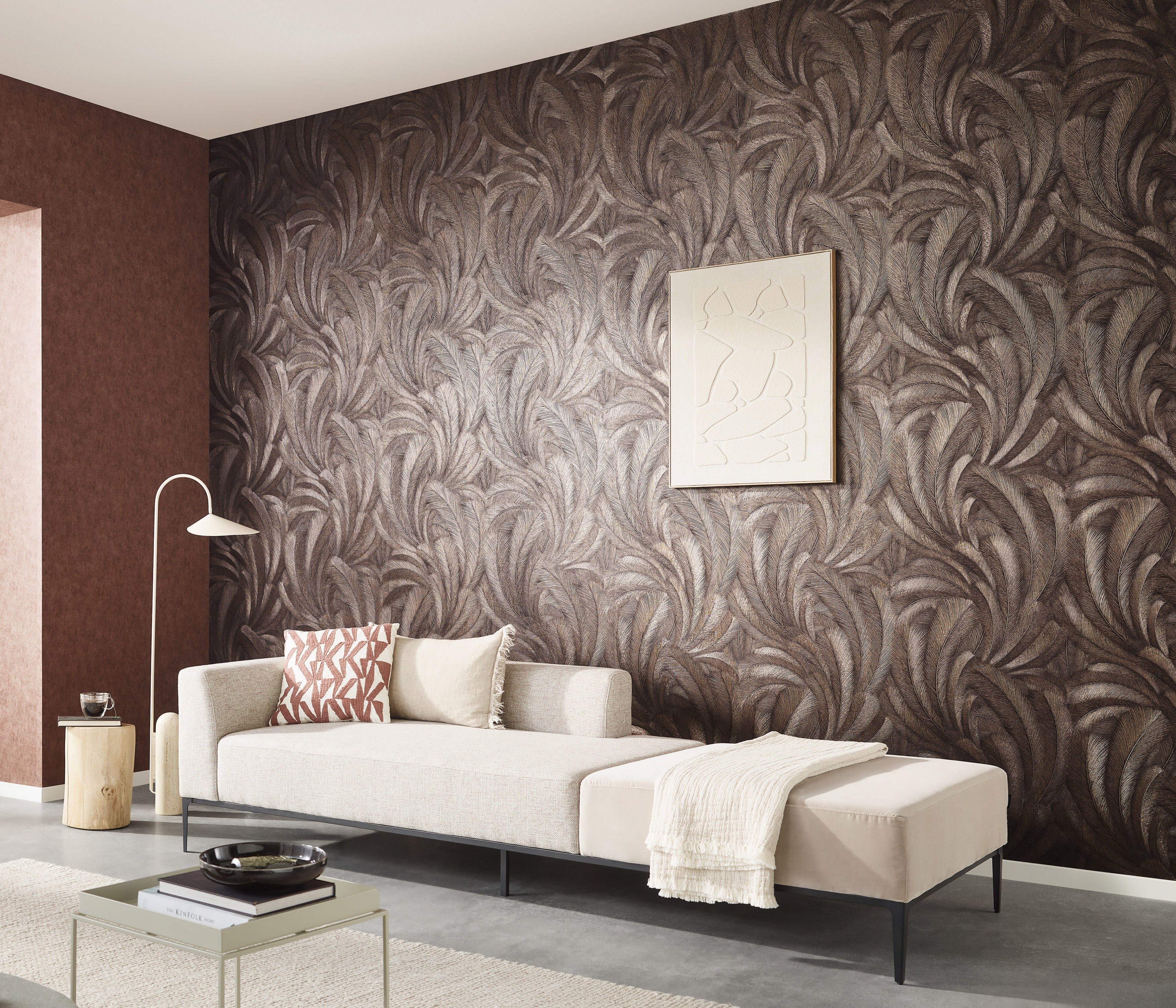 10476-48 Elysium Folium Luxury Leaves – Sasi Wallpaper