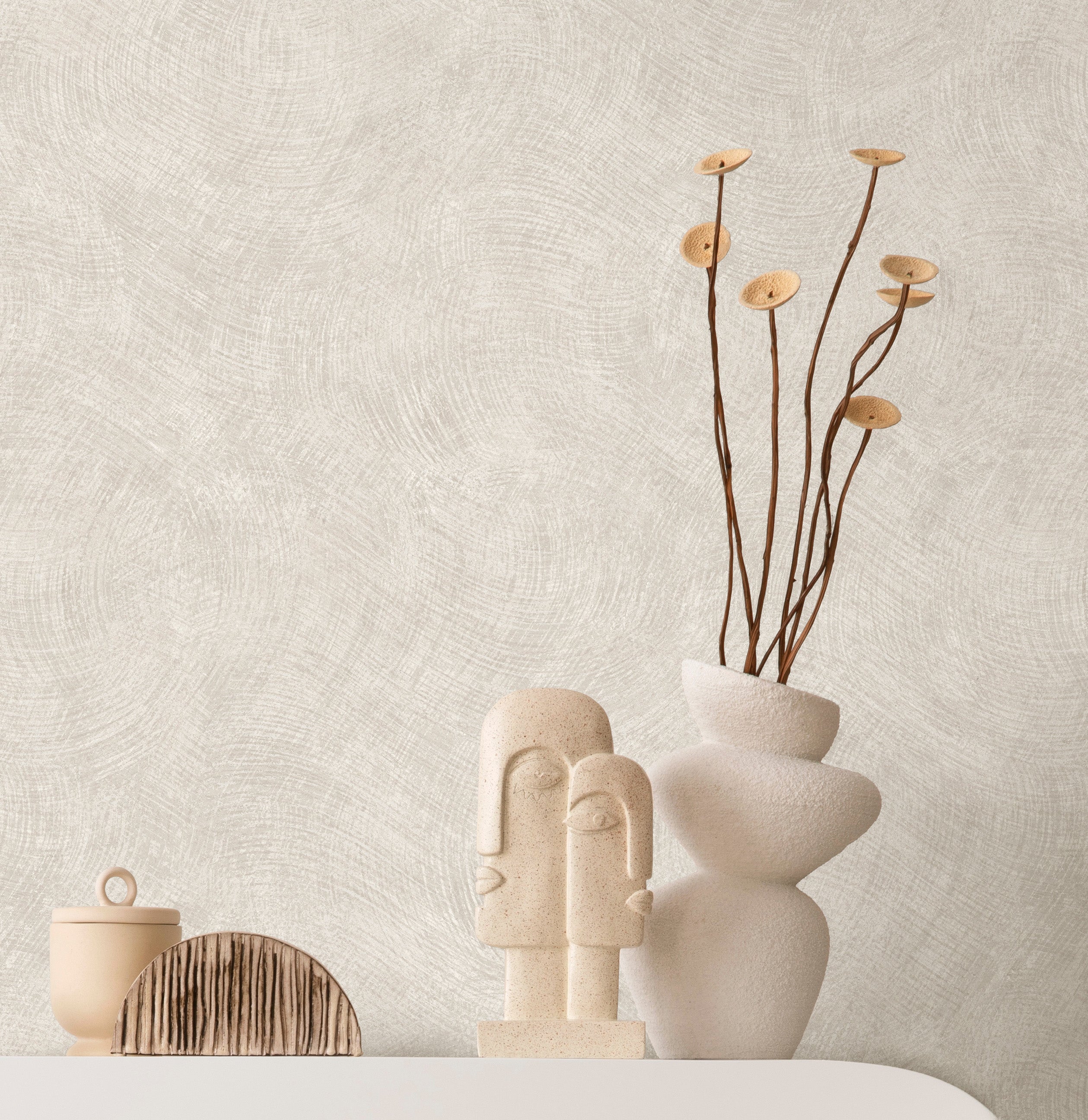 66170 Textura Ondala Cream – Sasi Wallpaper