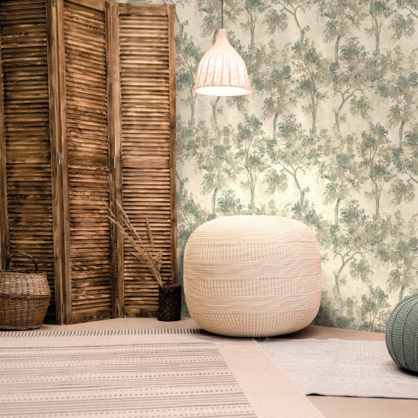 99503 Sahara Tipu Beaded Emerald – Sasi Wallpaper