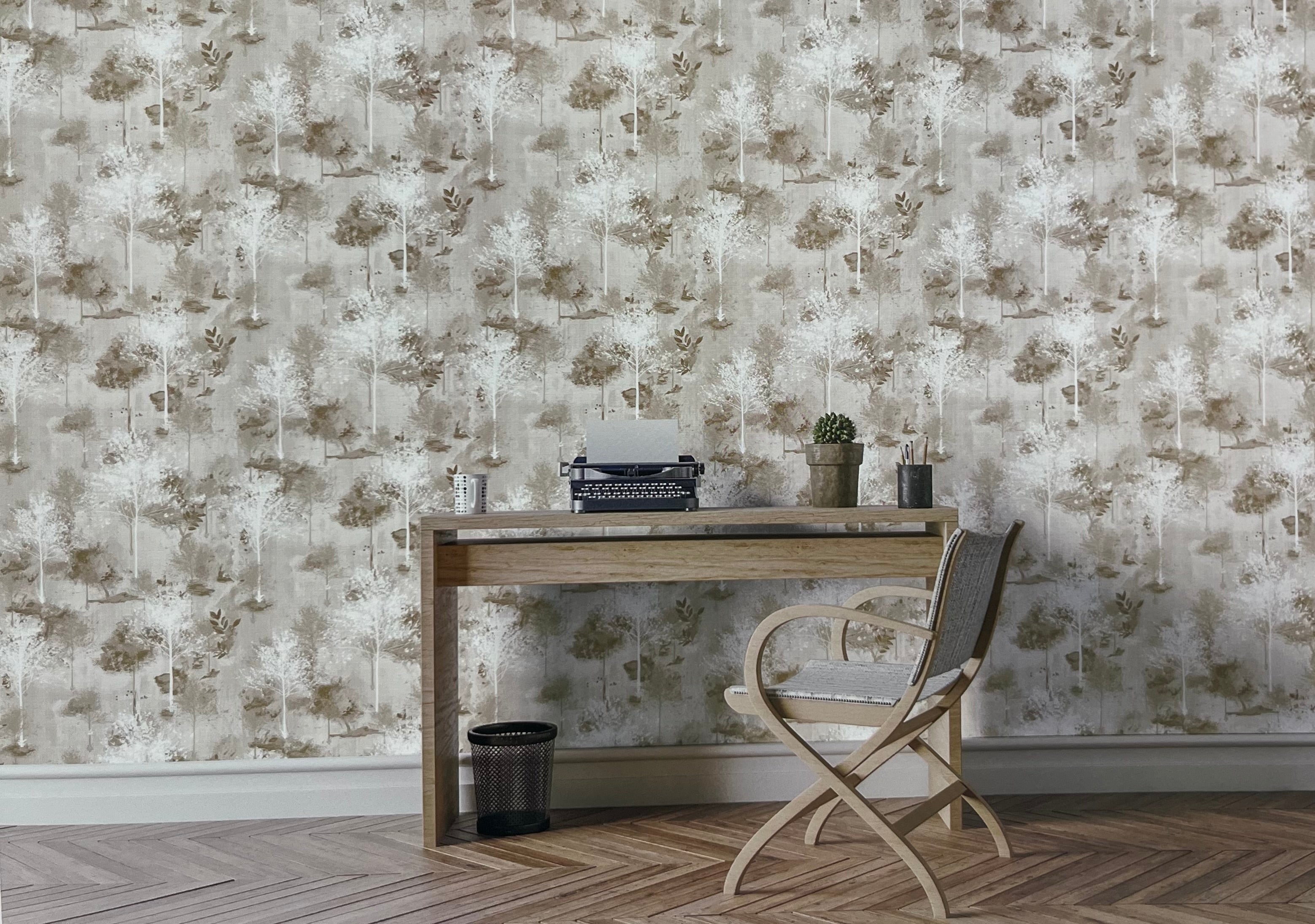 Fine Forest Warm Gold LV10154 – Sasi Wallpaper